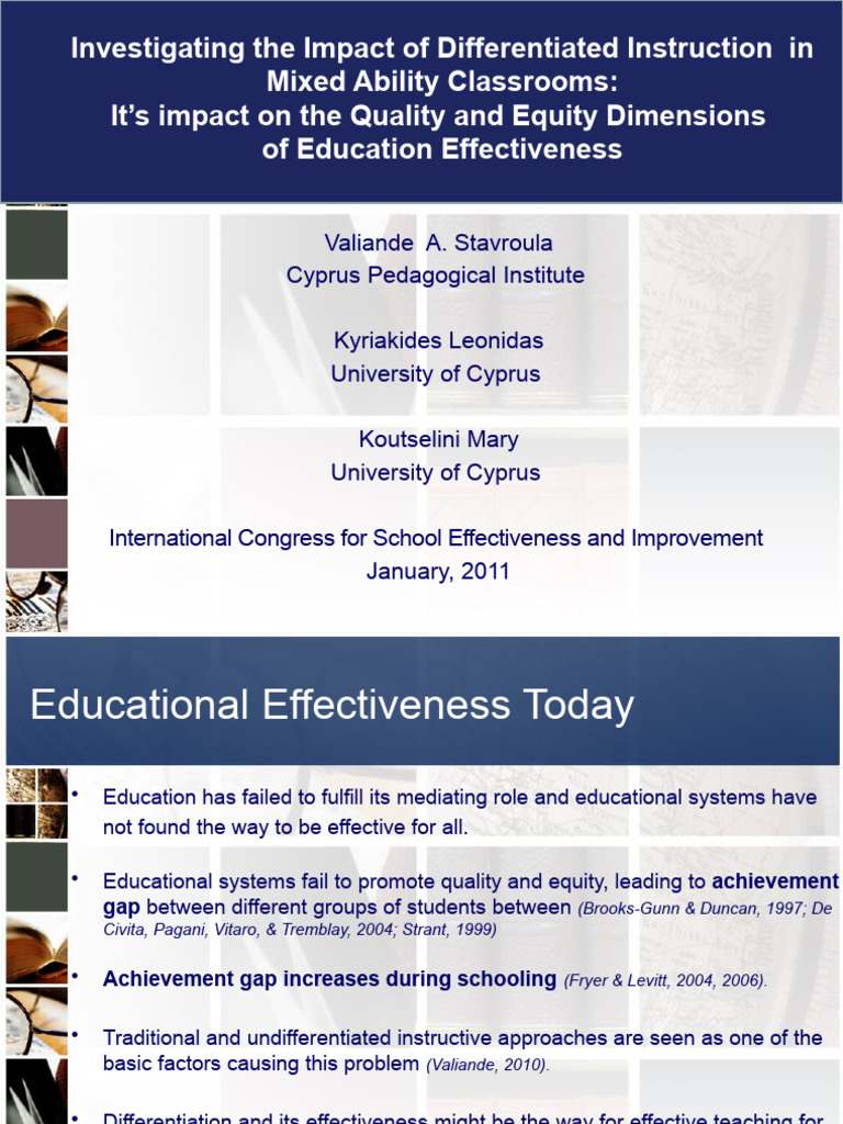 Investigating The Impact of Differentiated Instruction - 2015 | PDF ...