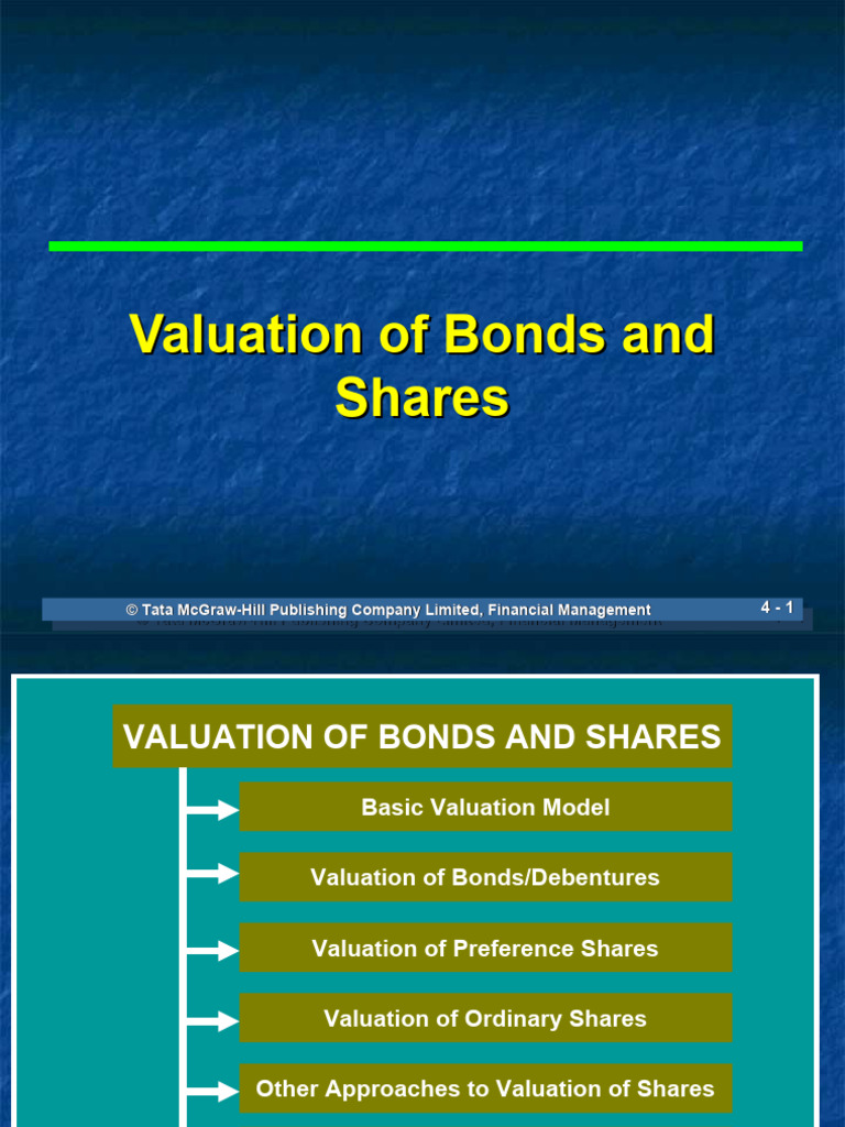 Valuationof Bondsand Shares | PDF | Bonds (Finance) | Valuation (Finance)
