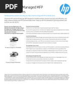 HP Color LaserJet Managed MFP E786dn (5QJ90A) Spec Sheet | PDF