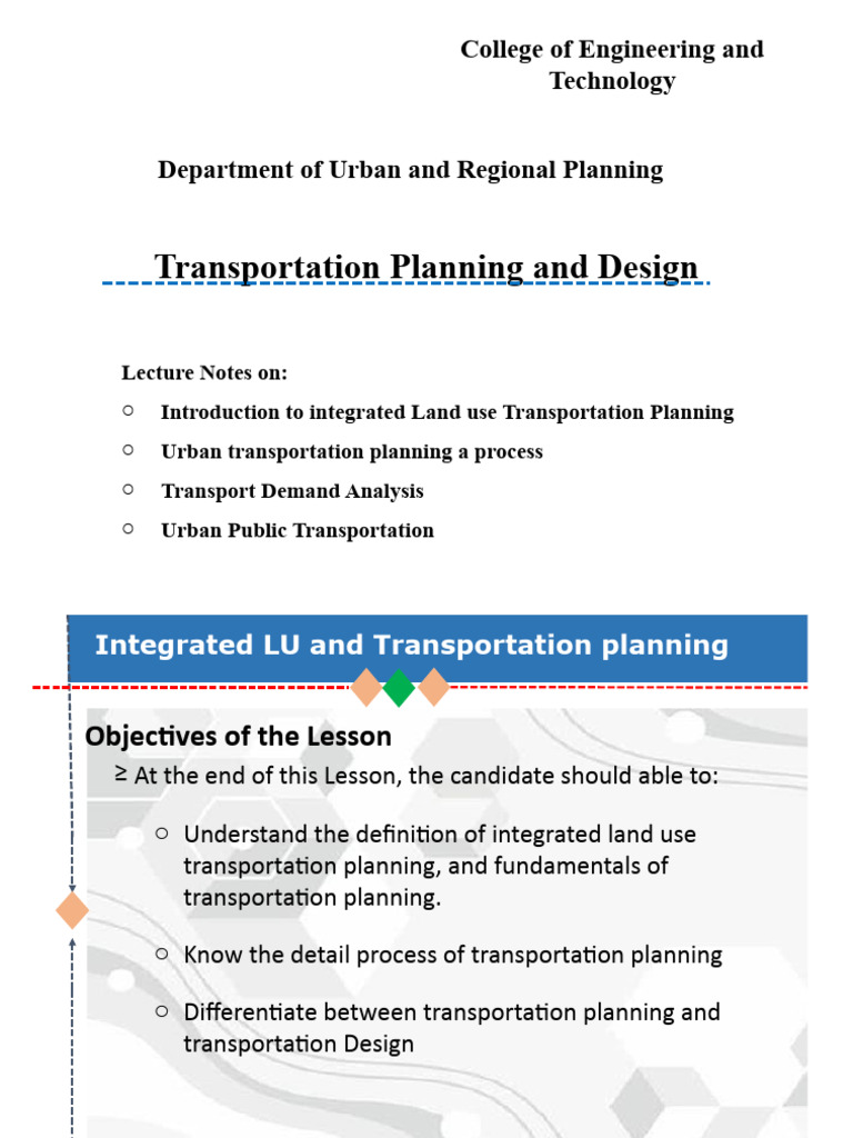 Integrated Land Use | PDF | Transport | Demand