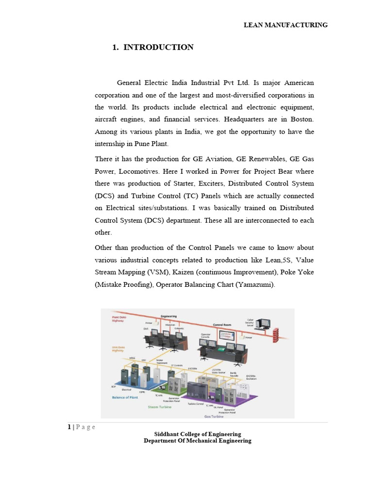 Internship Report 33132 | PDF | Lean Manufacturing | Business Process