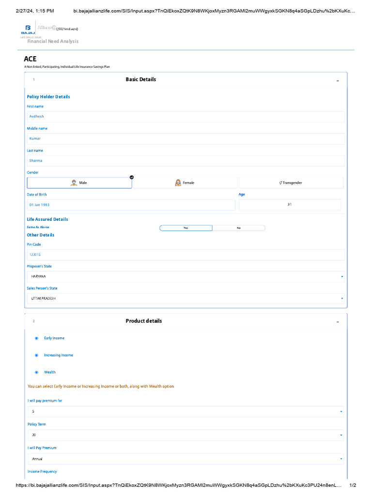 Life ACE | PDF | Insurance | Life Insurance