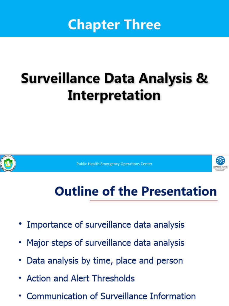 Chapter 3. Surveillance Data Analysis and Interpretation | PDF | Data Analysis | Public Health