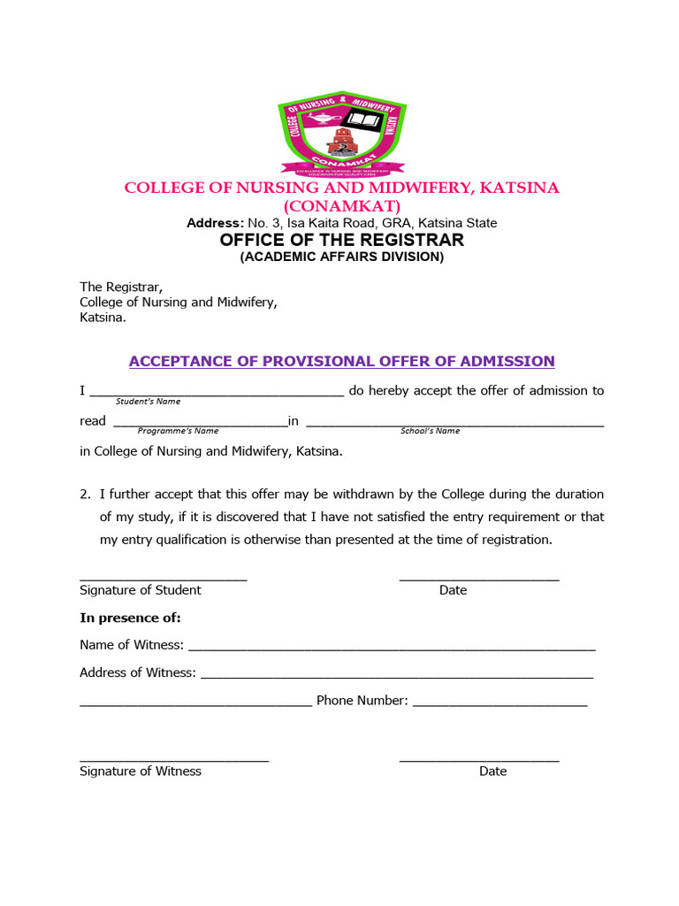 Students Registration Forms | PDF | Nursing | Laundry