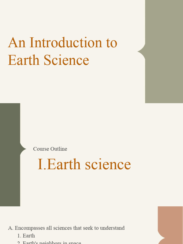 An Introduction To Earth Science Day 1 April 20 2024 | PDF | Earth ...
