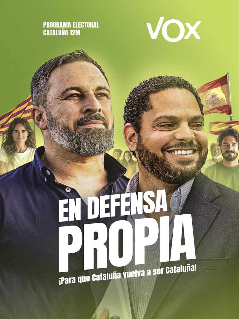 Programa Electoral Vox | PDF | Cataluña | Violación