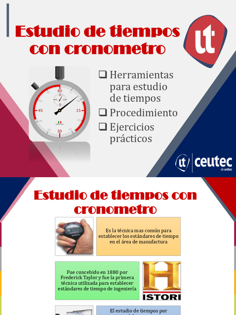 SEM 6 Estudio de tiempos con cronometro | PDF | Intervalo de confianza | Estadísticas