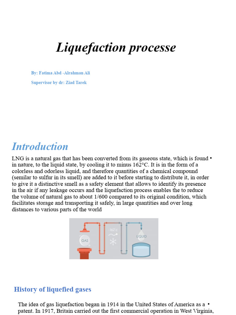 Liquefaction Process Overview | PDF | Natural Gas | Liquefied Petroleum Gas