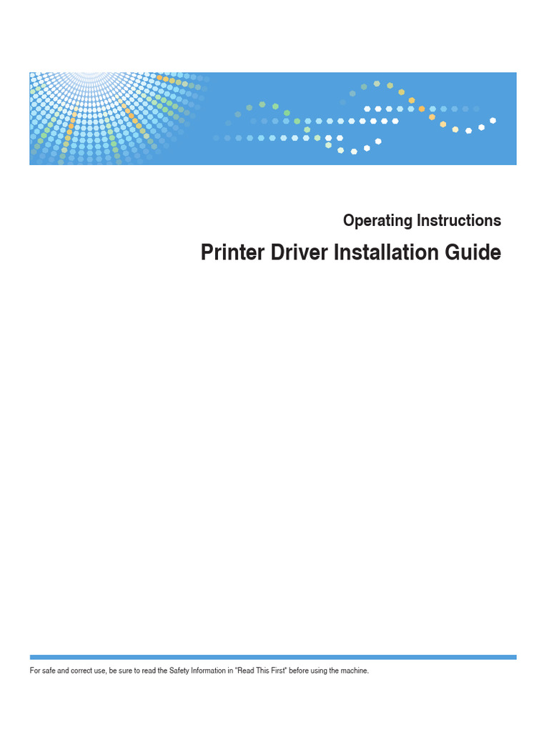 03 - Printer Driver Installation Guide | PDF | Microsoft Windows | Port ...