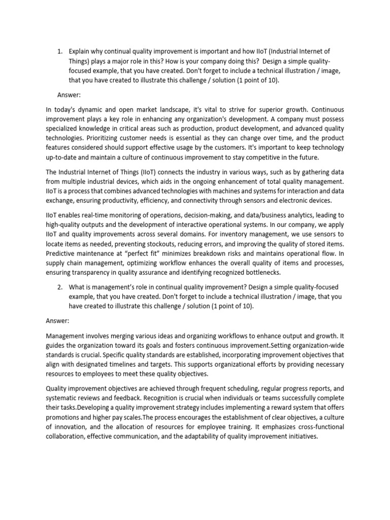 Assignment 6 | PDF | Lean Manufacturing | Audit