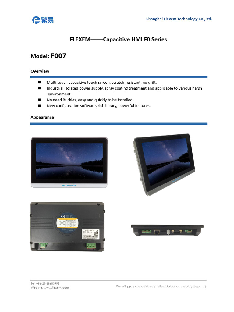 F007 - Touch | PDF | Touchscreen | Liquid Crystal Display