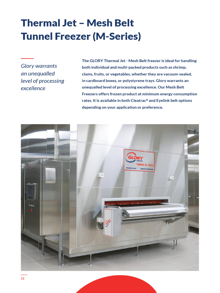 M Series - Individual Quick Freezer Mesh Belt | PDF | Refrigerator ...