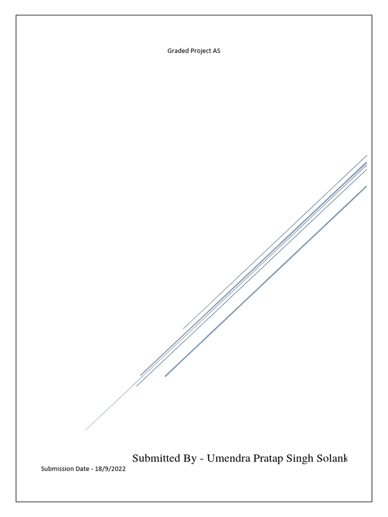 Graded Project As | PDF | Null Hypothesis | Hypothesis