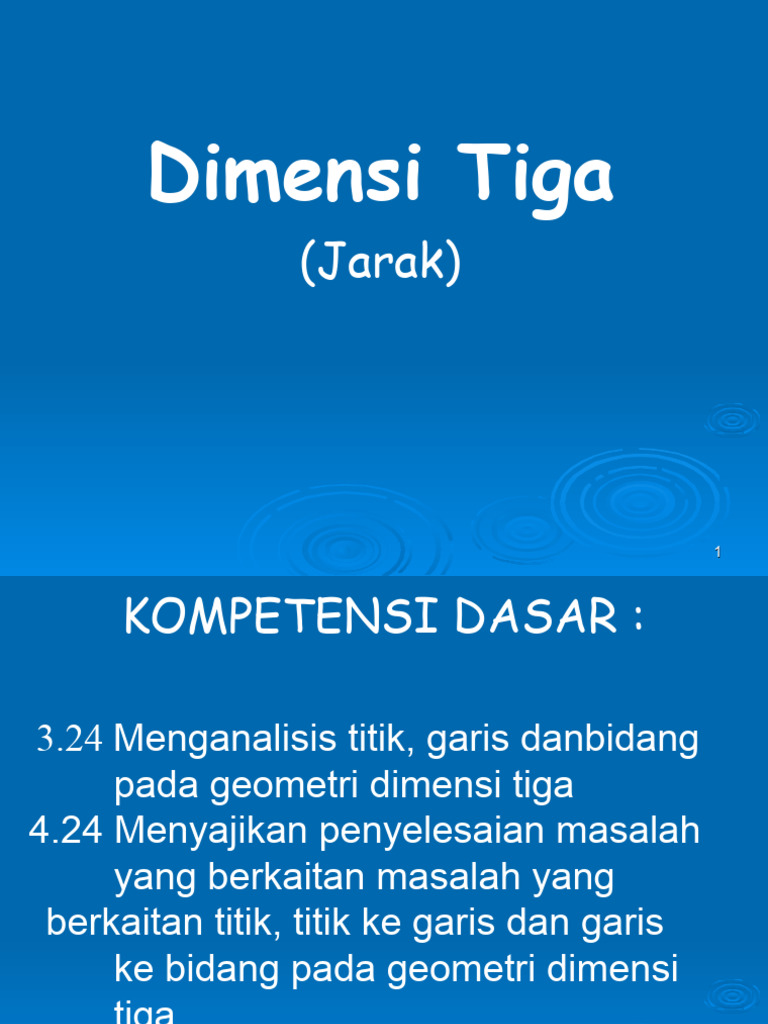 Bangun Ruang (Dimensi 3) | PDF