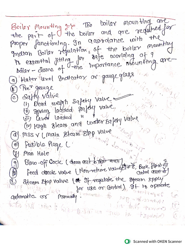 Ecs Notes (Boiler) | PDF