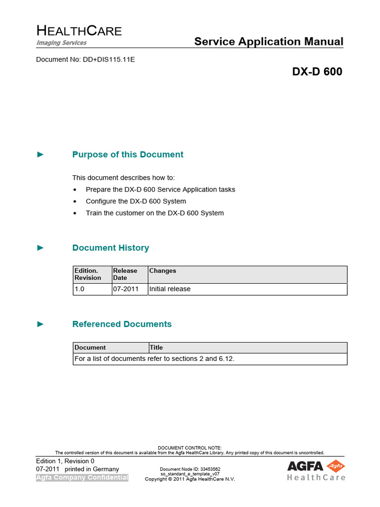 System Application Manual | PDF | Radiography | Radiology