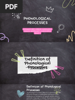 Phonological Processes Chart | PDF | Consonant | Oral Communication