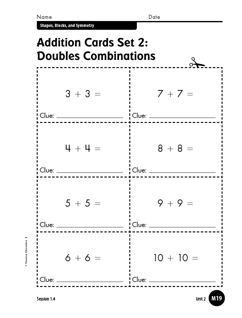 Doubles Addition | PDF | Teaching Mathematics