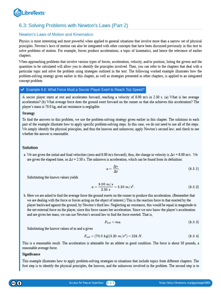 Newton's Laws Problem Solving Guide | PDF | Force | Newton's Laws Of Motion