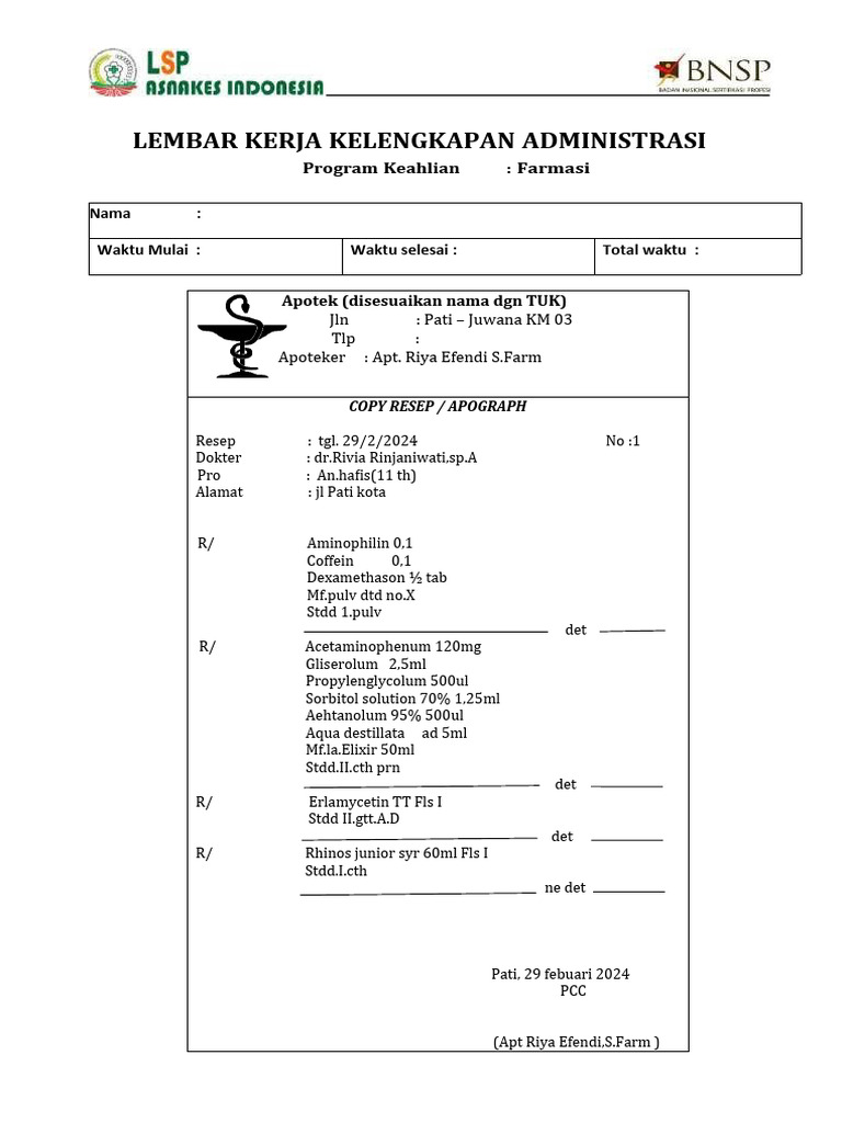 Lampiran Administrasi (Edit) - Fix | PDF