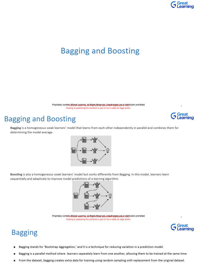 Bagging and Boosting | PDF | Applied Mathematics | Machine Learning