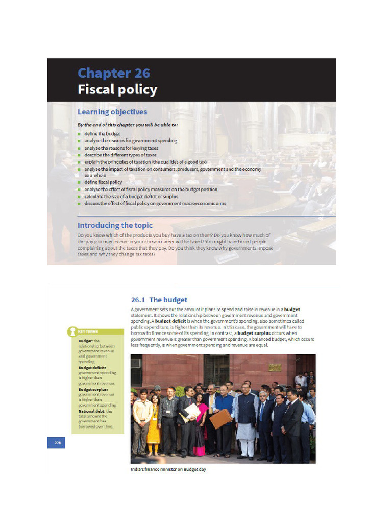 Fiscal Policy | PDF