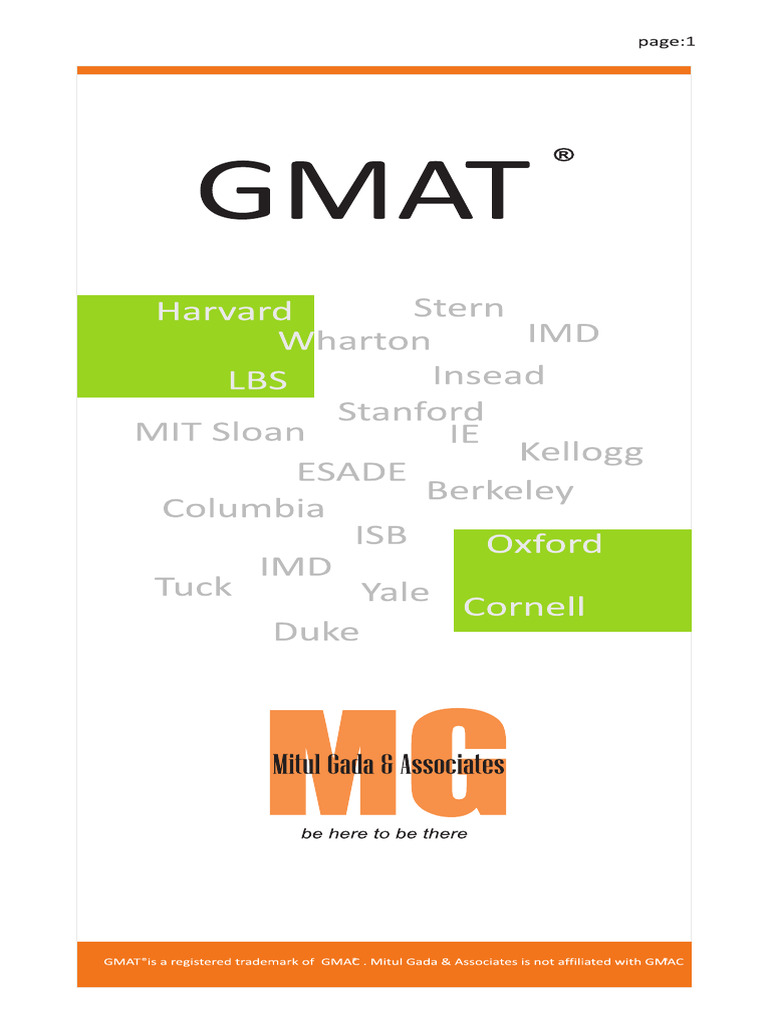 GMAT Brochure 2024 | PDF