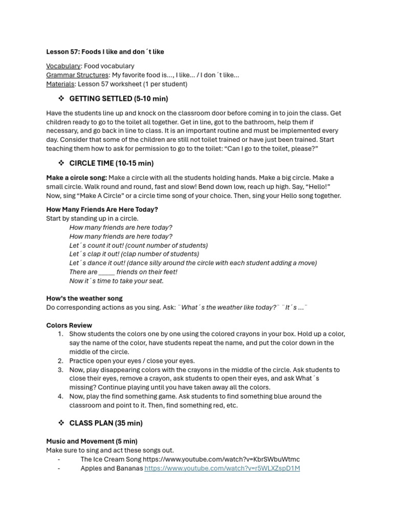 Level 2 - Lesson 57 Teacher | PDF | Foreign Language Studies