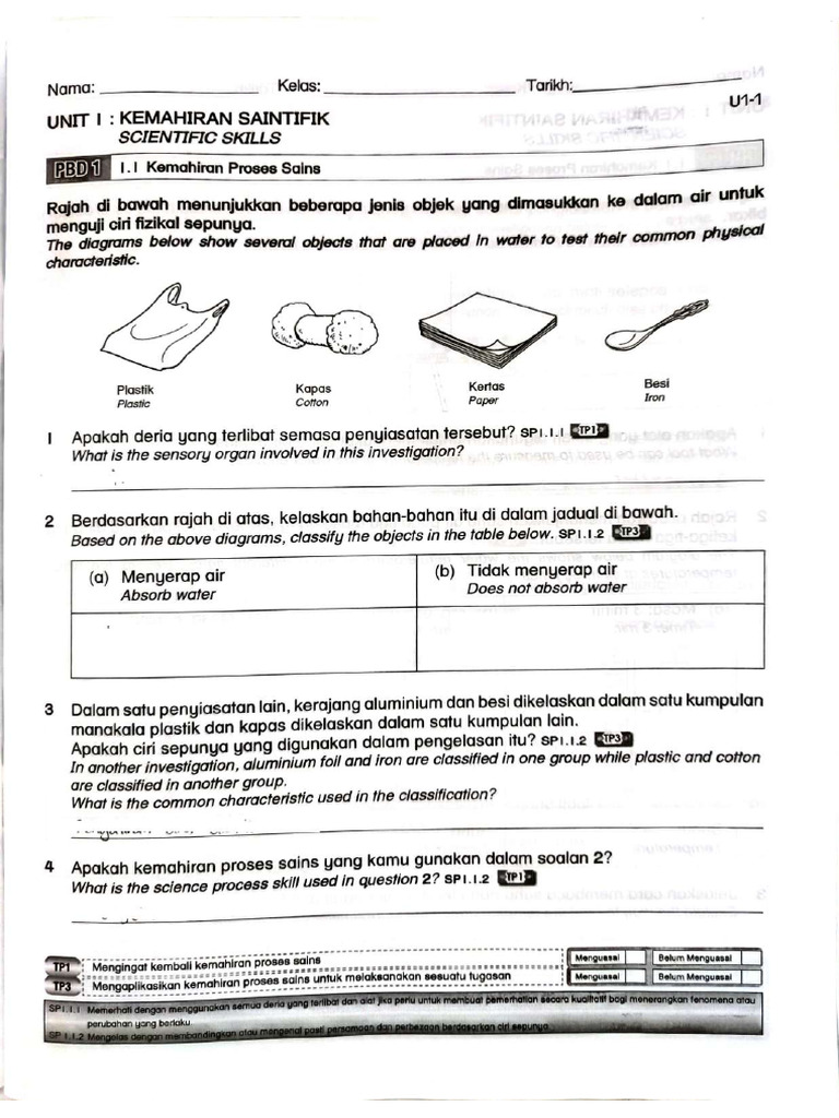 Soalan Sains Pemboleh Ubah | PDF