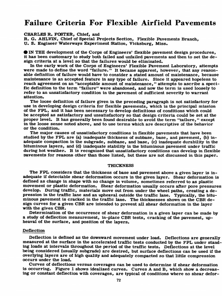 Failure Criteria For Flexible Airfield Pavements | PDF | Road Surface ...