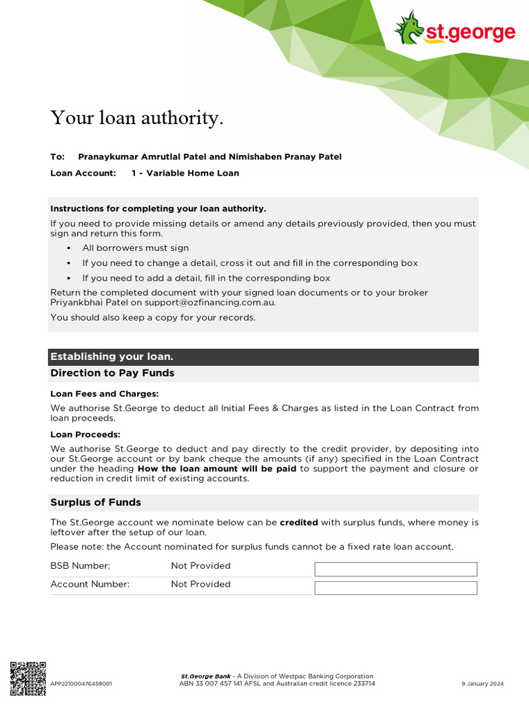 Loan Doco | PDF | Debit Card | Loans