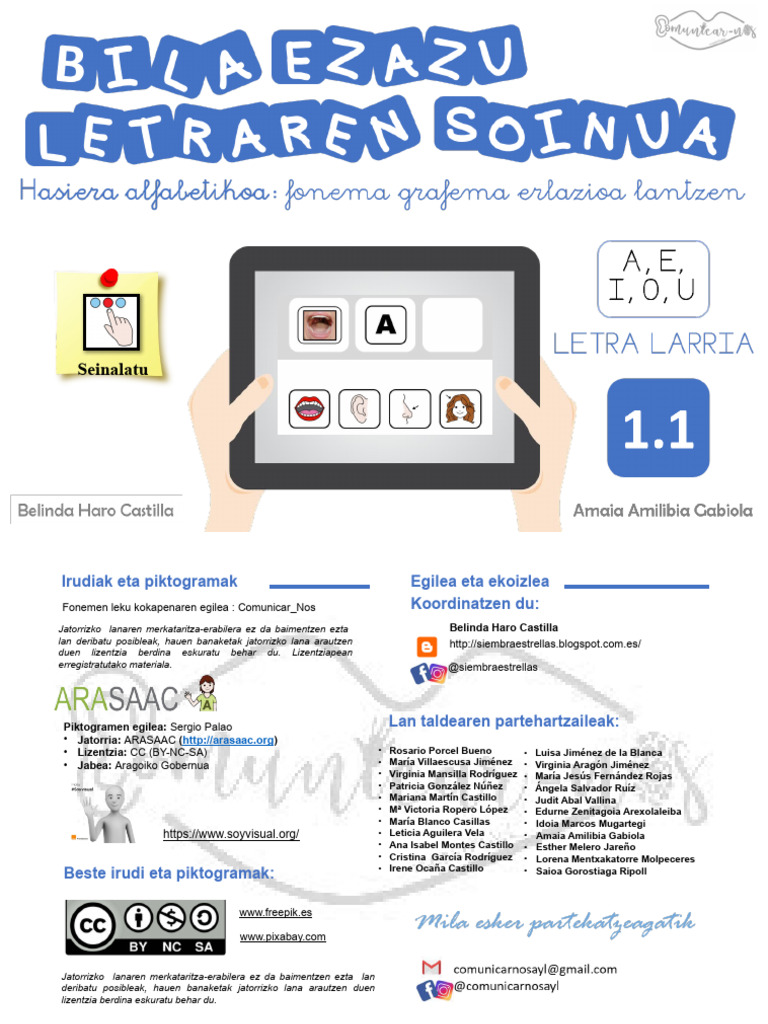 1.1 Busca La Letra Del Sonido A, E, I, O, U | PDF