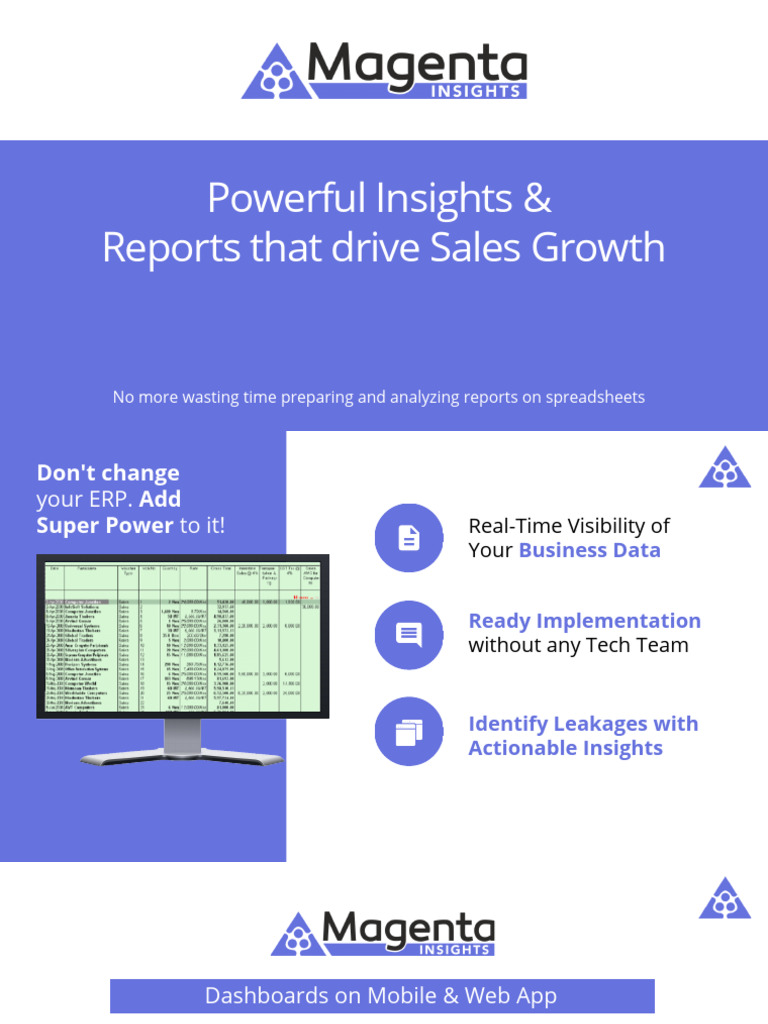 Magenta Insights Deck | PDF | Inventory | Computing