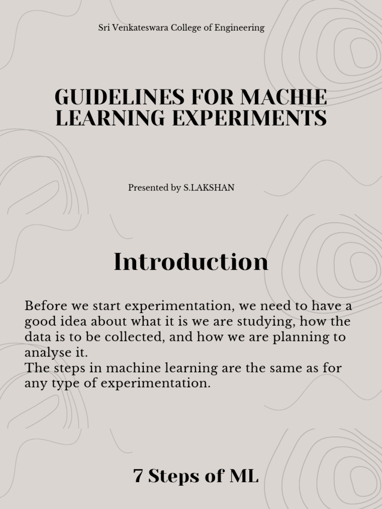 ML Experimentation Guide | PDF | Experiment | Dependent And Independent ...