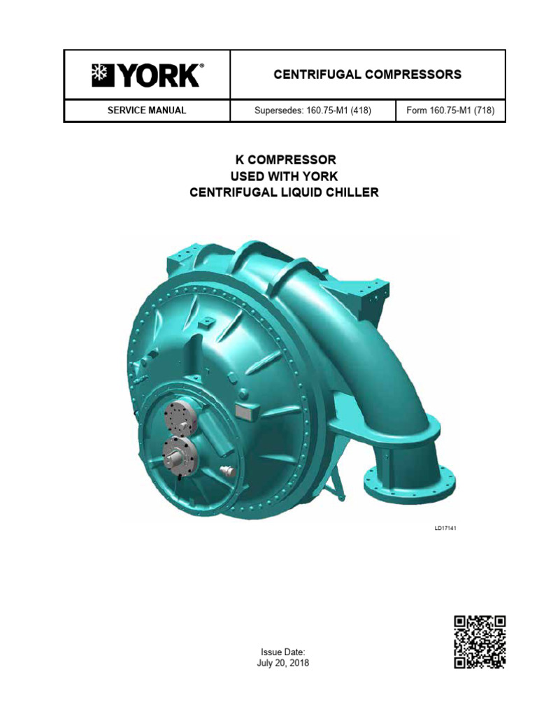 Centrifugal Compressors: Service Manual | PDF | Bearing (Mechanical) | Gear