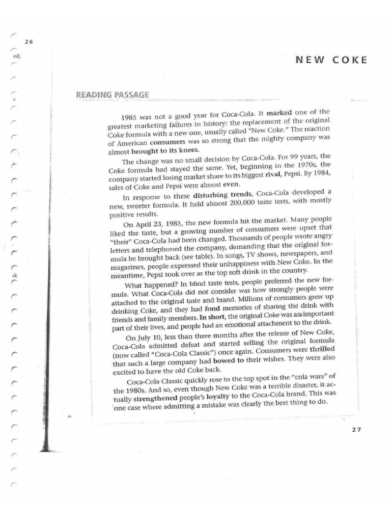 Coca Cola | PDF