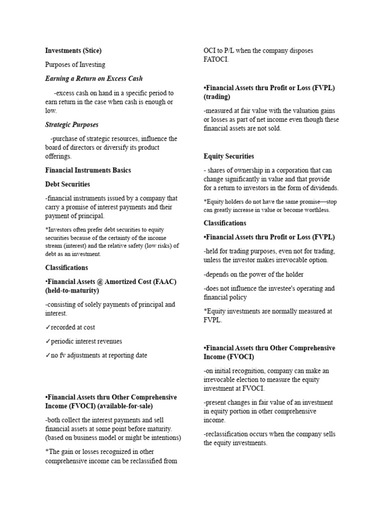 Invst Reviewer Ver1 | PDF | Fair Value | Investing
