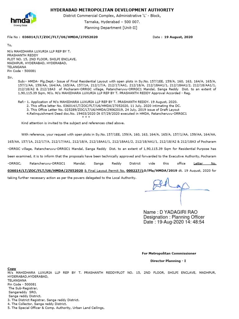 FinalLayoutLetter MAHINDRA HMDA | PDF | Justice | Crime & Violence FinalLayoutLetter MAHINDRA HMDA | PDF | Justice | Crime & Violence