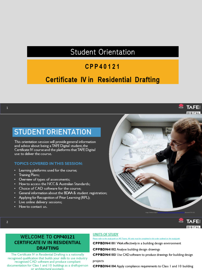 Certificate IV in Residential Drafting Guide | PDF