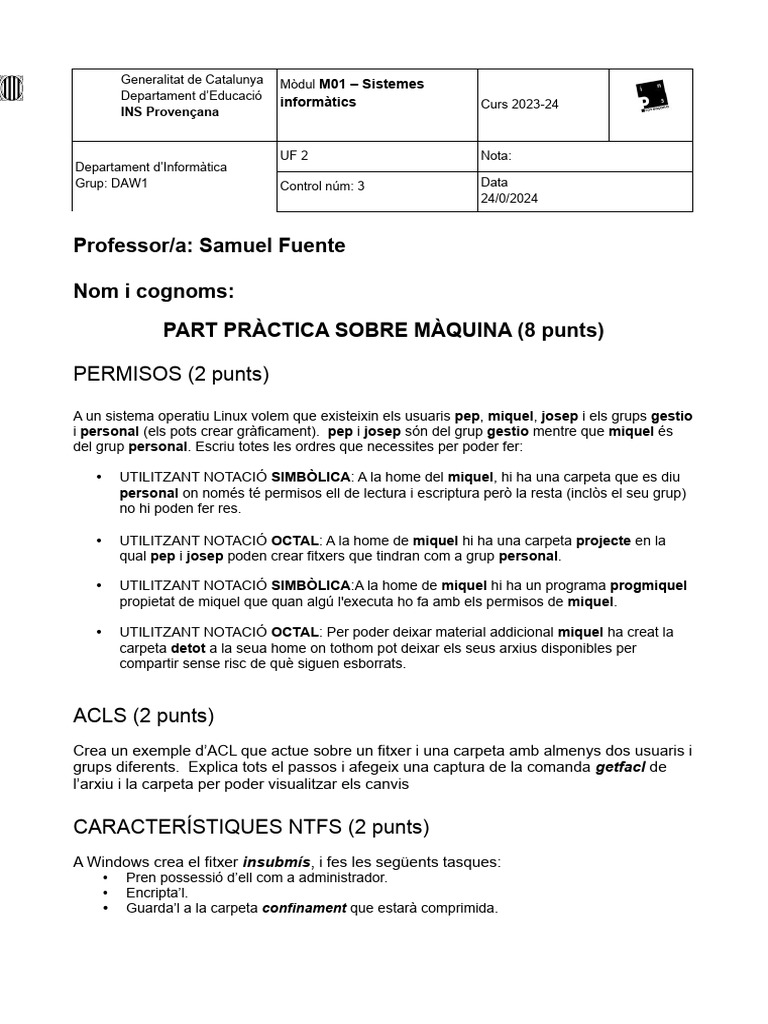Examen3 m01 Uf2 nf3 Practica v2 | PDF