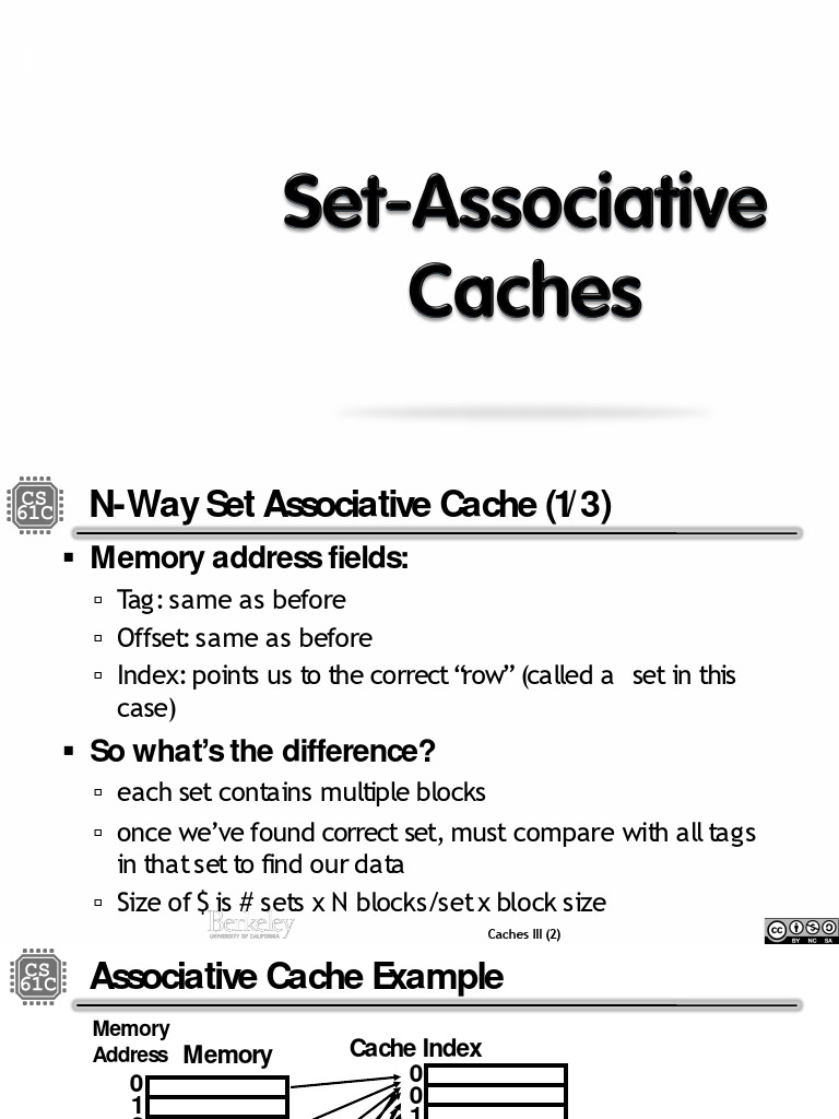 CA I - Chapter 5 Caches 3 | PDF | Cpu Cache | Central Processing Unit