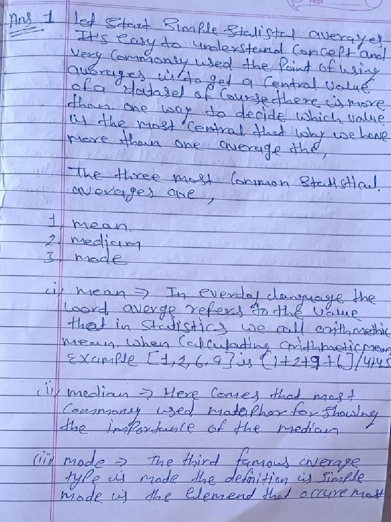 Business Mathematics and Statistics | PDF