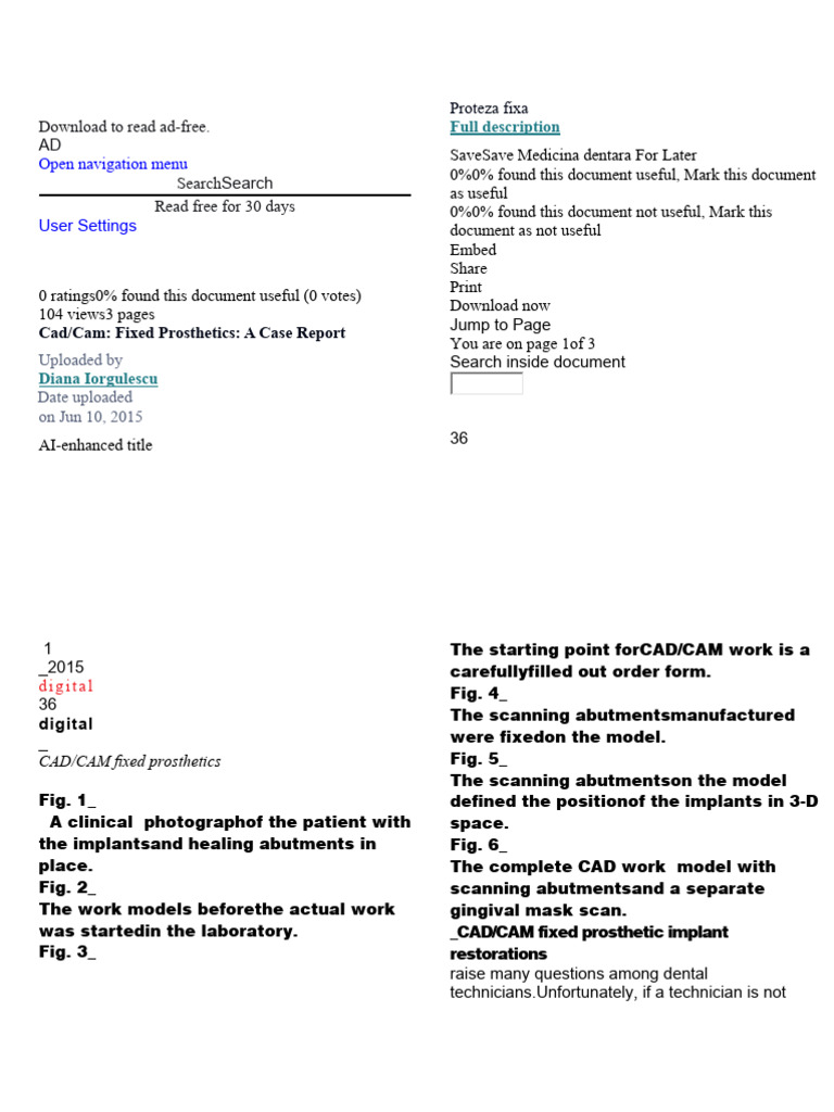 Download to Read Ad | PDF | Dental Implant | Dentistry Branches