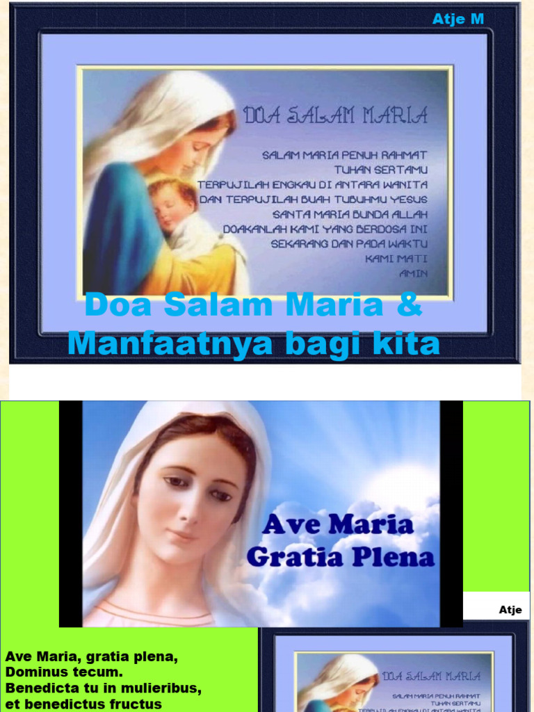 Maria - Doa Salam Maria & Manfaatnya | PDF
