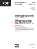 Iso20816 3 2022 | PDF | International Organization For Standardization | Mechanical Engineering