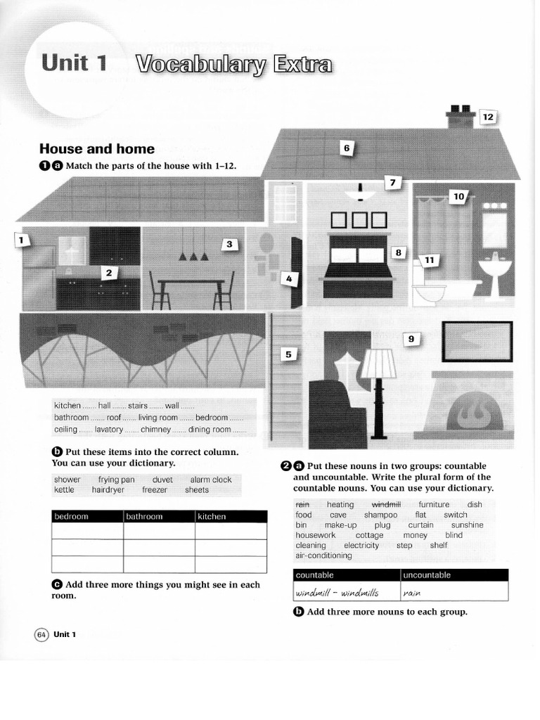 Complete PET - Workbook - Vocabulary Extra Unit 1 To 12 | PDF