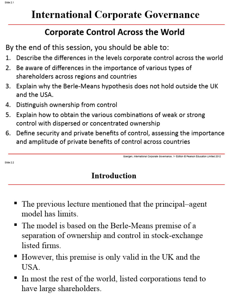 2 Corp Control Vs Ownership Rights Revised 2021 | Download Free PDF ...