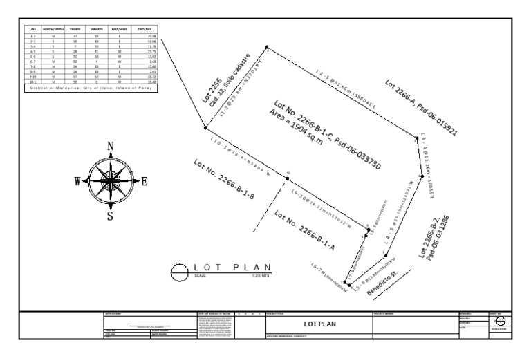 Lot Plan | PDF