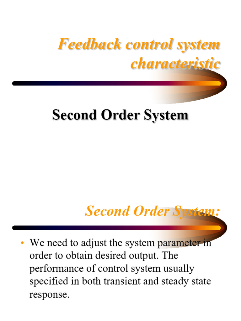 Control10 Second Order System (Final Exam Q) | PDF | Damping ...