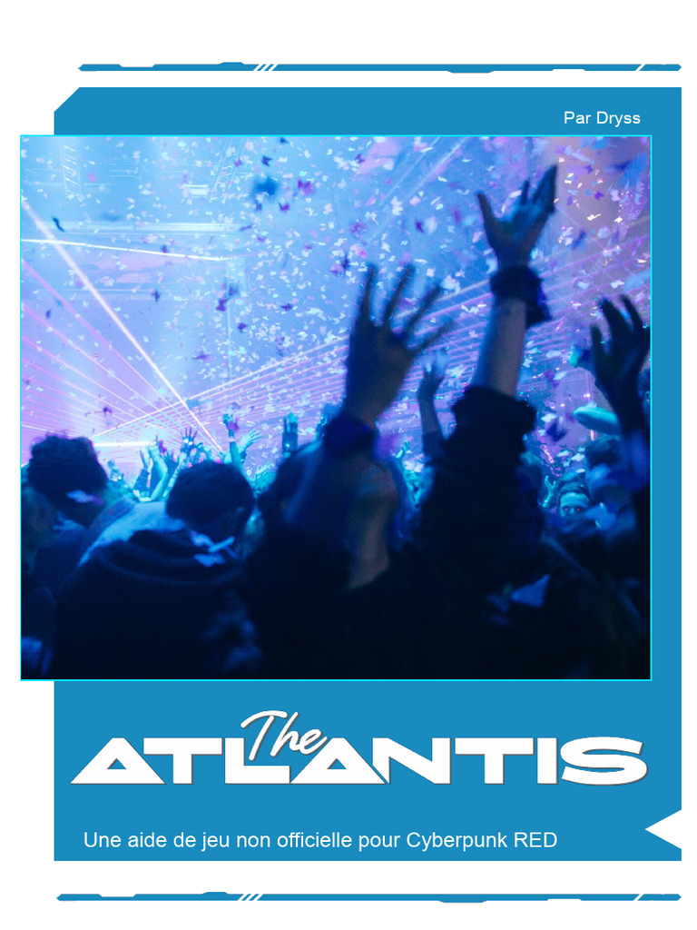 Aide de jeu pour le club Atlantis dans Cyberpunk RED | PDF | Ascenseur